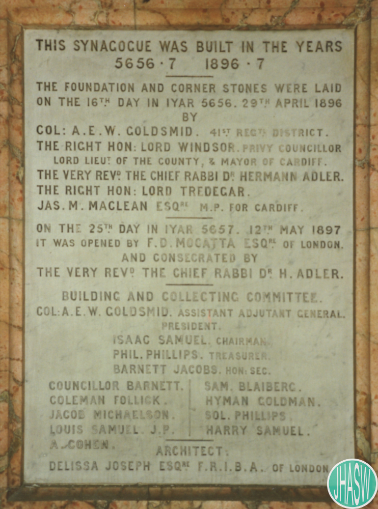 JHASW - Cathedral Road Synagogue